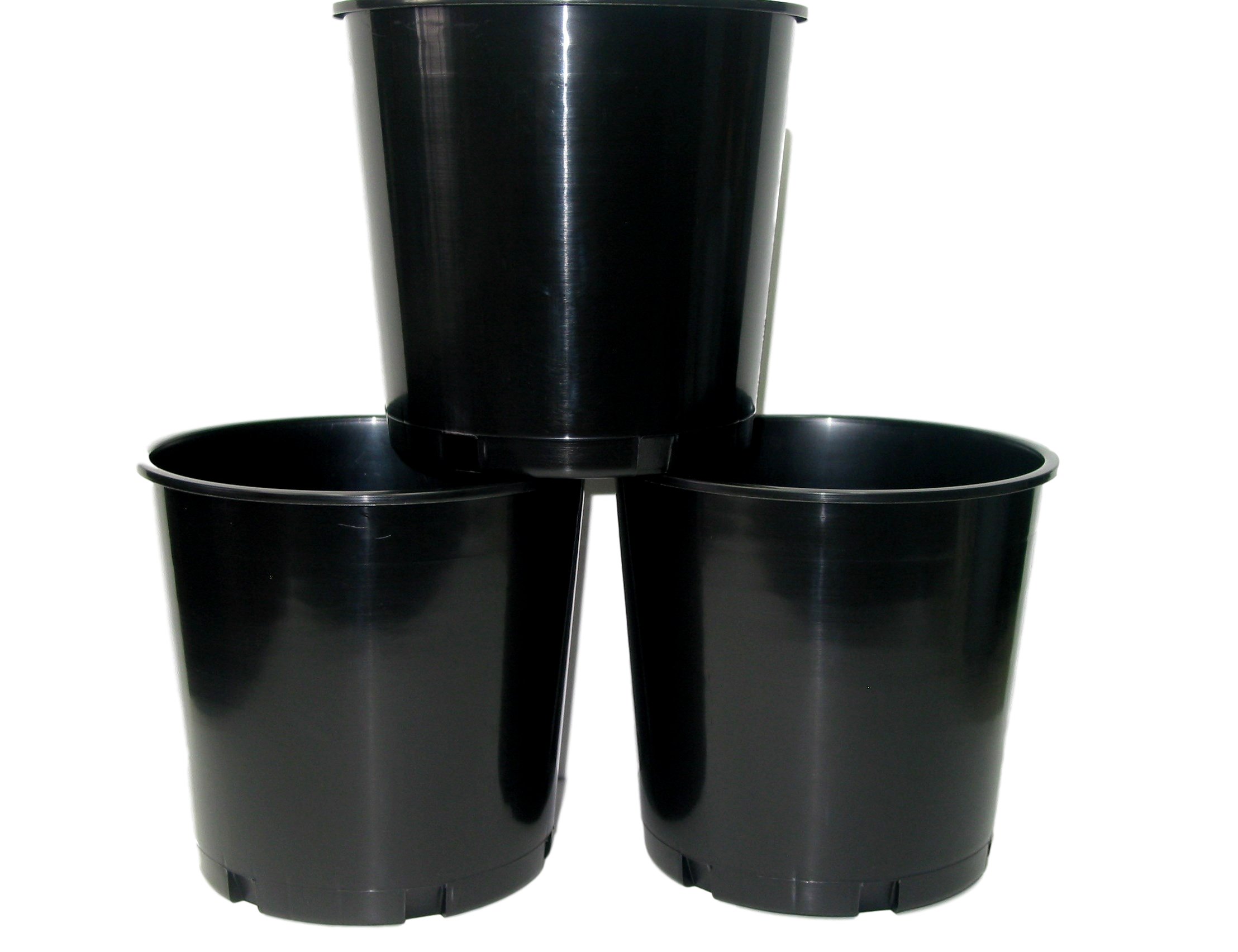 Black Offering, Donation, Ice Buckets, 176 Ounces, Pack 3