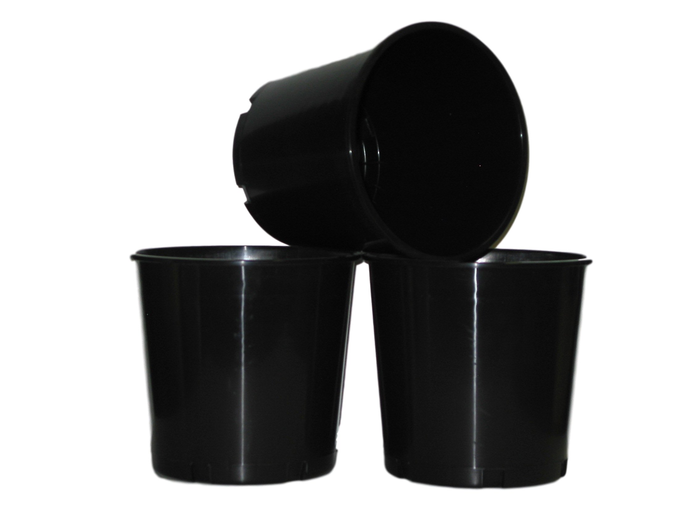 Black Offering, Donation, Ice Buckets, 176 Ounces, Pack 3