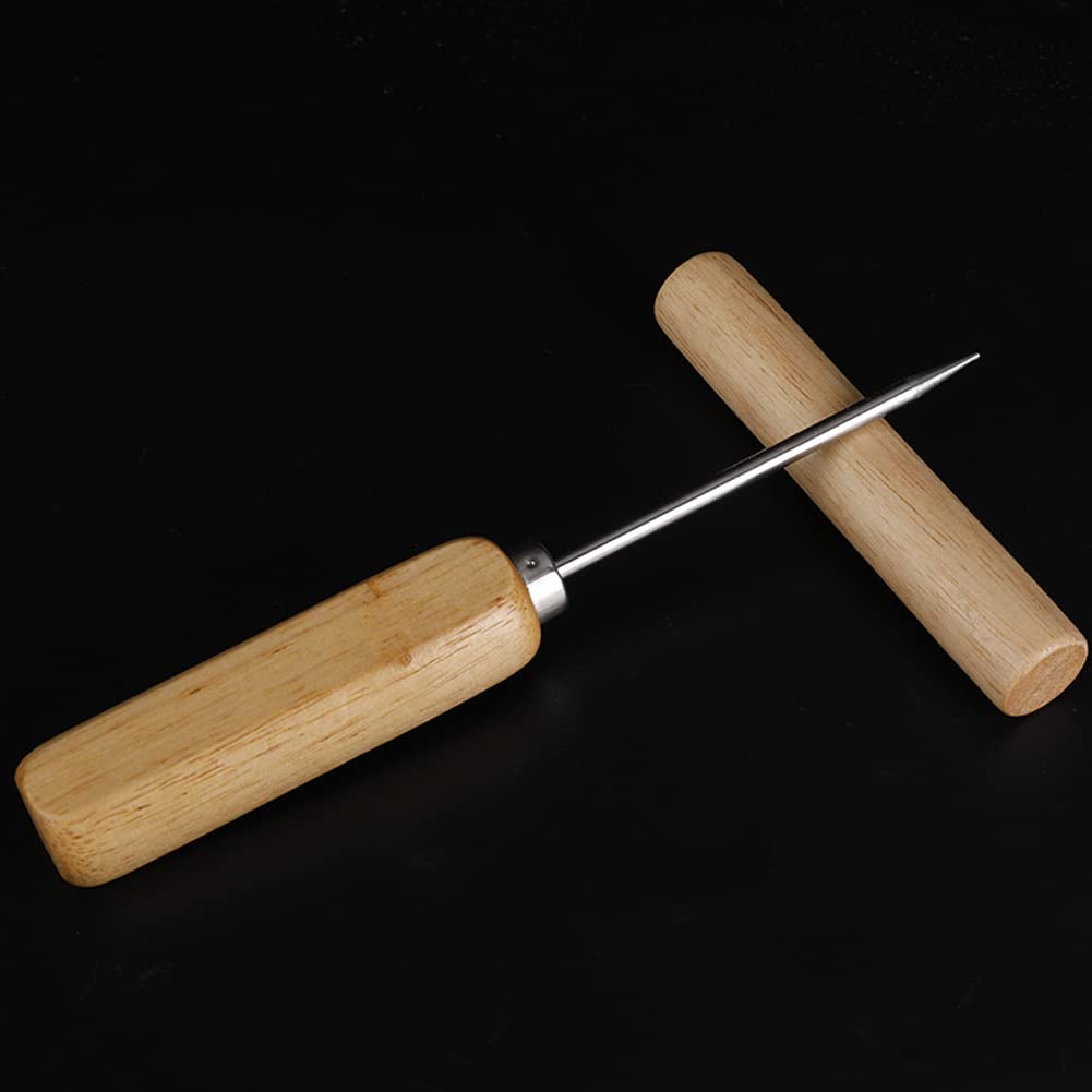 Ice Pick,1 Pcs Puer Puerh Tea Knife Needle Stainless Steel Ice Pick Tea Knife Needle Professional Tool for Restaurant Bar Home JfwuHap