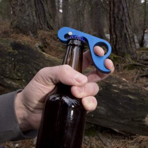 GrabOpener One Handed Grab Opener for Bottles, Blue