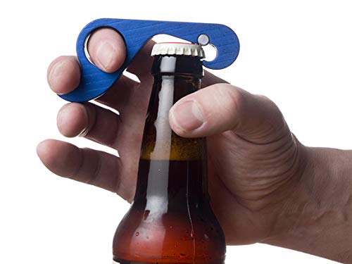 GrabOpener One Handed Grab Opener for Bottles, Blue