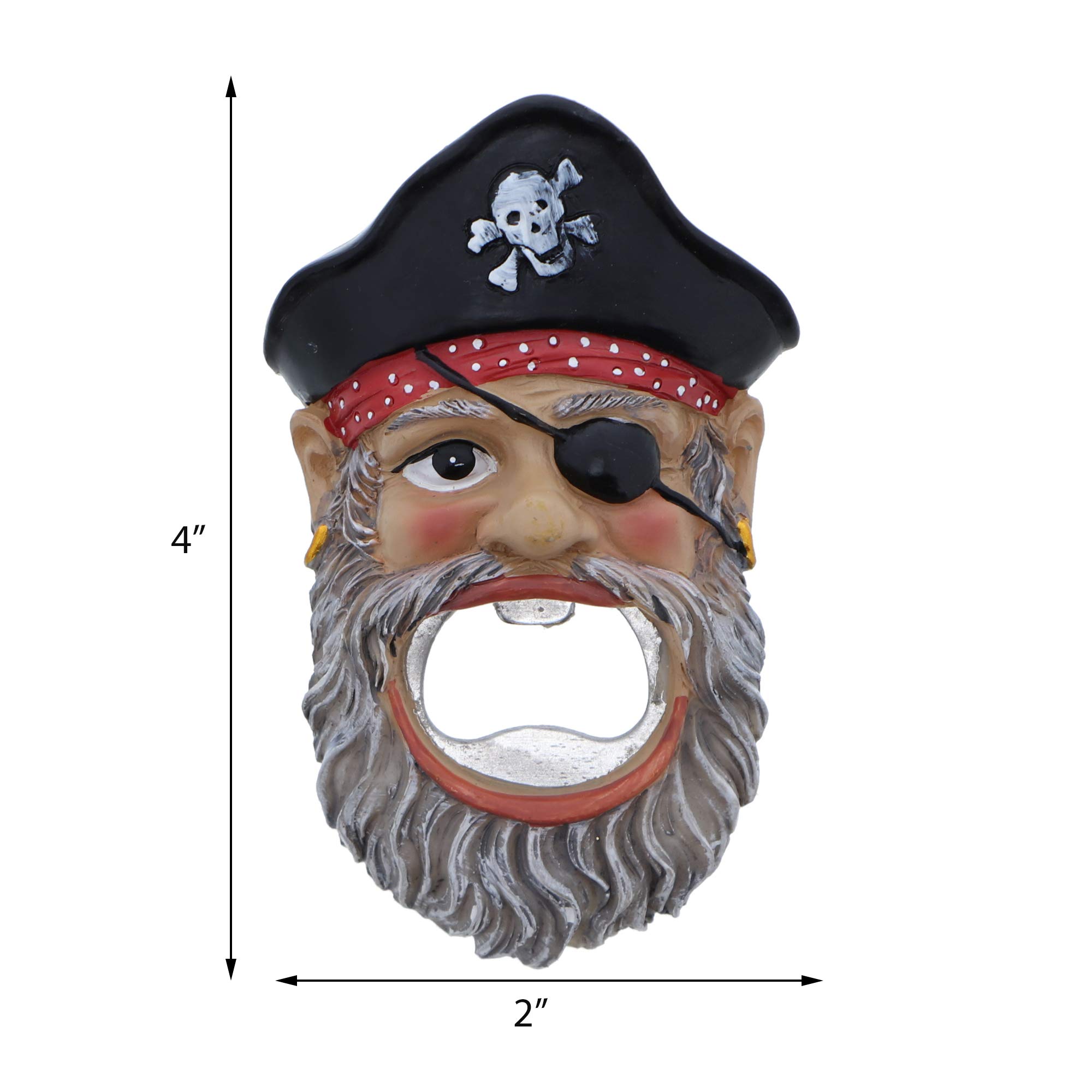 Sailor Beer Bottle Opener Novelty Bottle Opener Magnet - Pirate