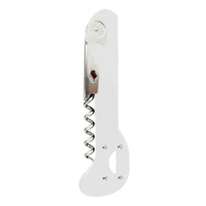 original franmara boomerang classic waiter style corkcrew with foil cutter - white