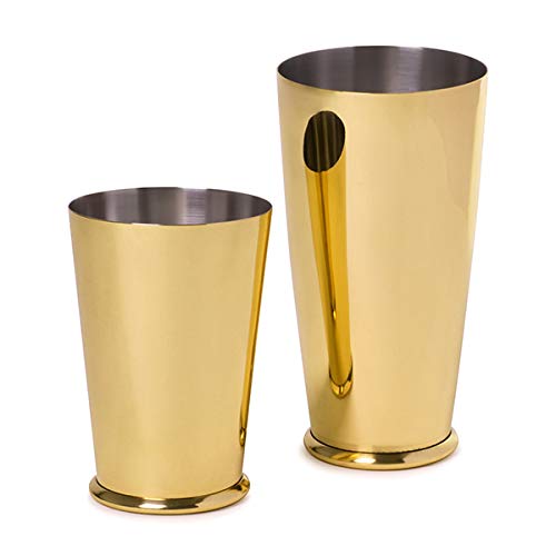 Cocktail Kingdom® Leopold® Weighted Shaking Tin Set - Gold-Plated