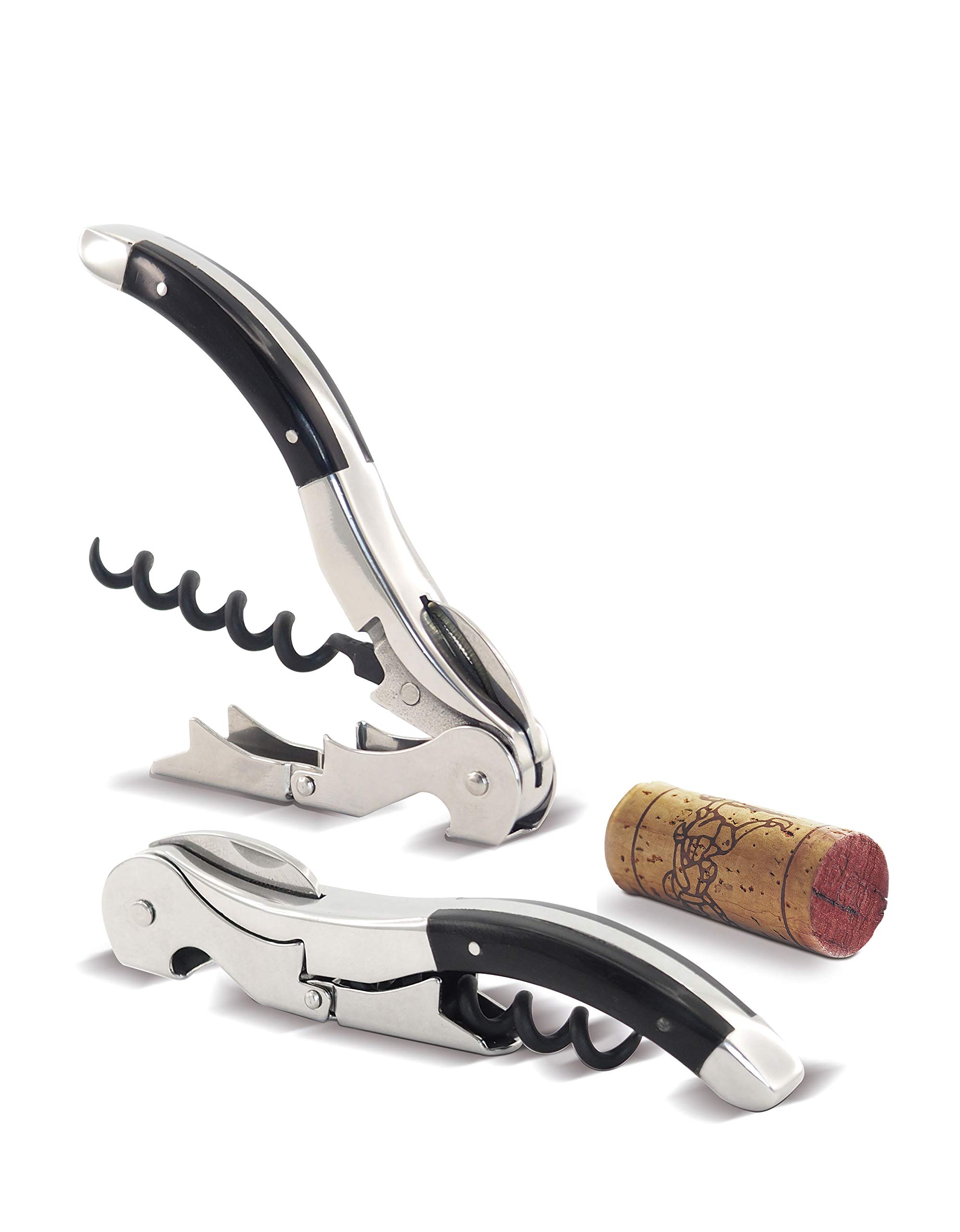 Pulltex Pulltaps Cordoba Horn Handle Hand Made Corkscrew with Leather Case Set