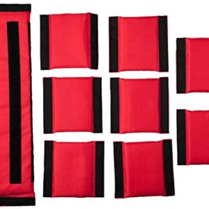 Barfly , Divider Set for M30931 Bag - 1 long, 8 short,Red