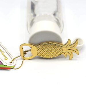 Gold Pineapple Bottle Opener for Wedding Party Favor Set of 20