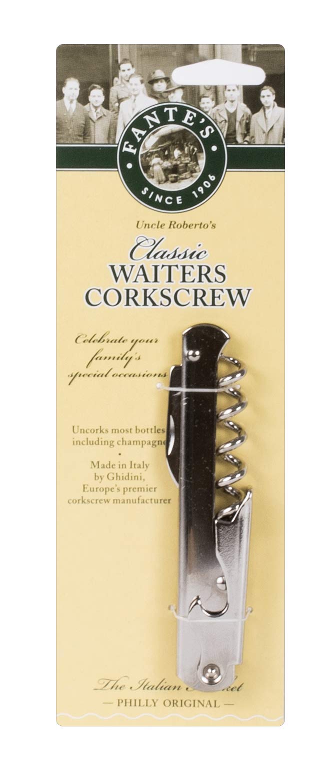 Fantes Classic Waiter’s Corkscrew, Made in Italy, The Italian Market Original since 1906