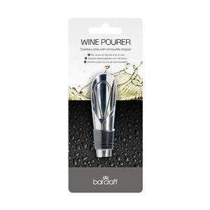 Bar Craft Wine Pourer And Stopper In Stainless Steel