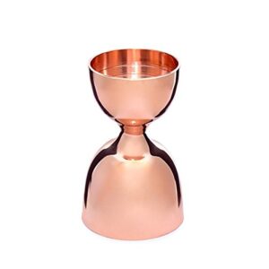 cocktail kingdom® leopold® jigger 1oz / 2oz - copper-plated