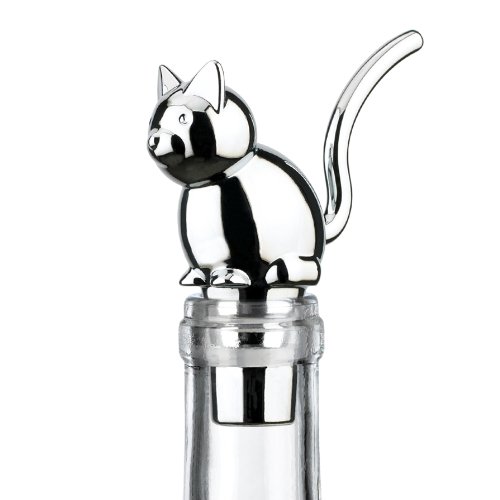 Umbra Menagerie Wine Bottle Topper, Cat