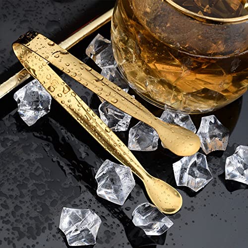 ROYHOO 15 Pieces Stainless Steel Sugar Tongs Ice Tongs Mini Serving Tongs Appetizers Kitchen Tongs for Tea Party Coffee Bar Kitchen Serving Appetizers Desserts