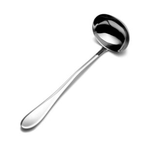 mikasa bravo stainless steel soup ladle,silver