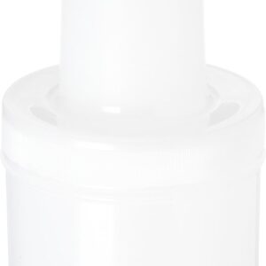 Carlisle FoodService Products Stor N' Pour Complete Quart Set Neck, Container, Cap, And Spout for Bar, Kitchen, And Restaurants, Plastic, 1 Quart, White, (Pack of 12)