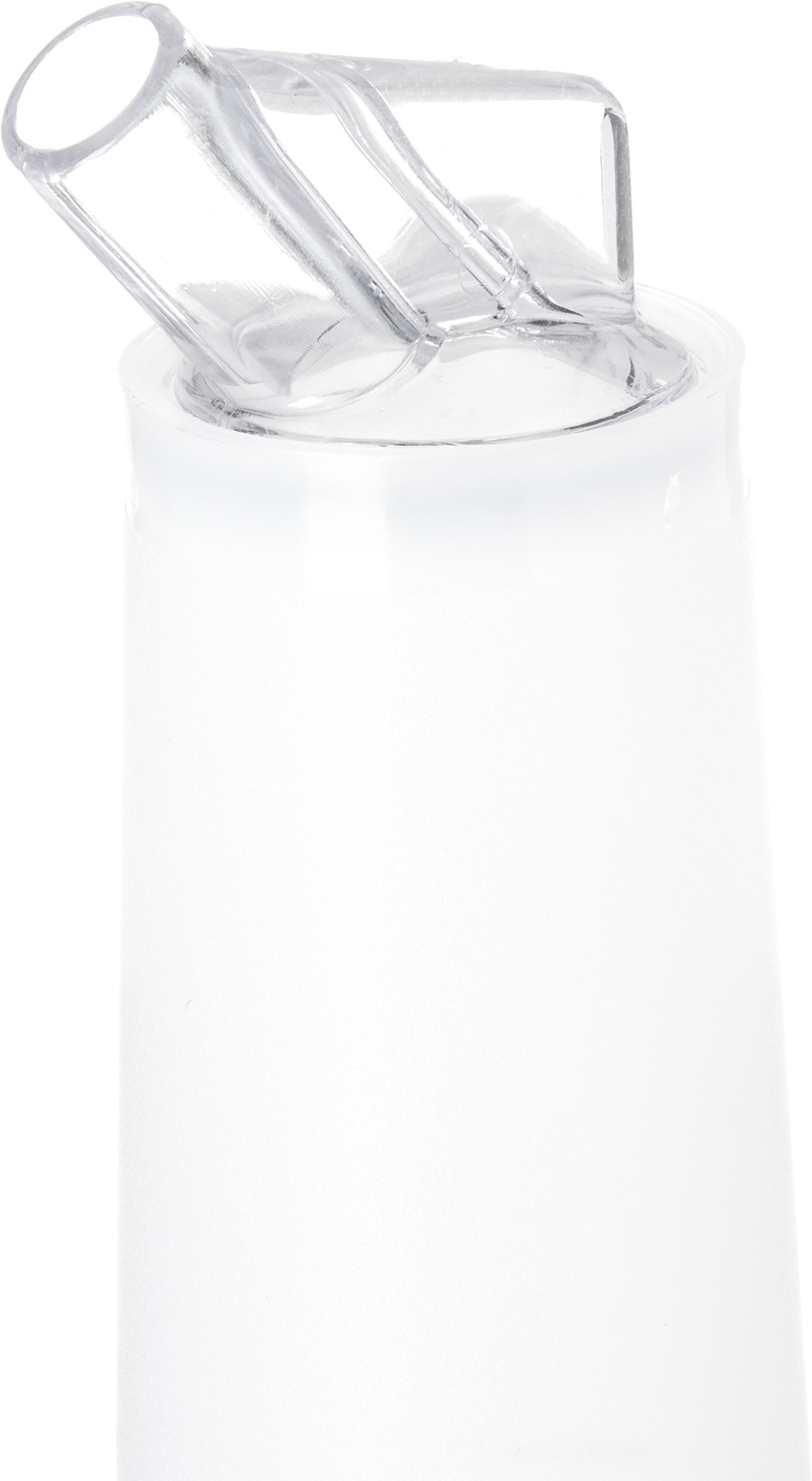 Carlisle FoodService Products Stor N' Pour Complete Quart Set Neck, Container, Cap, And Spout for Bar, Kitchen, And Restaurants, Plastic, 1 Quart, White, (Pack of 12)