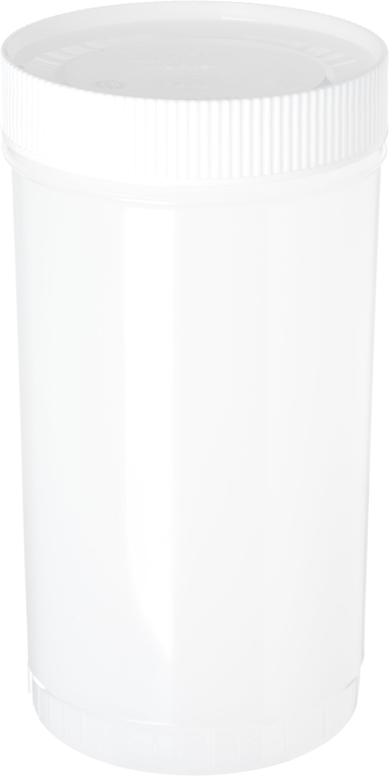 Carlisle FoodService Products Stor N' Pour Complete Quart Set Neck, Container, Cap, And Spout for Bar, Kitchen, And Restaurants, Plastic, 1 Quart, White, (Pack of 12)