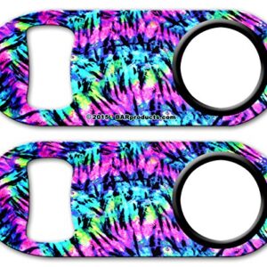 BarConic Mini Bottle Opener with Retractable Reel – Tie Dye