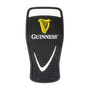 guinness gravity pint glass pvc bar mat | guinness official merchandise no spillage bar mat