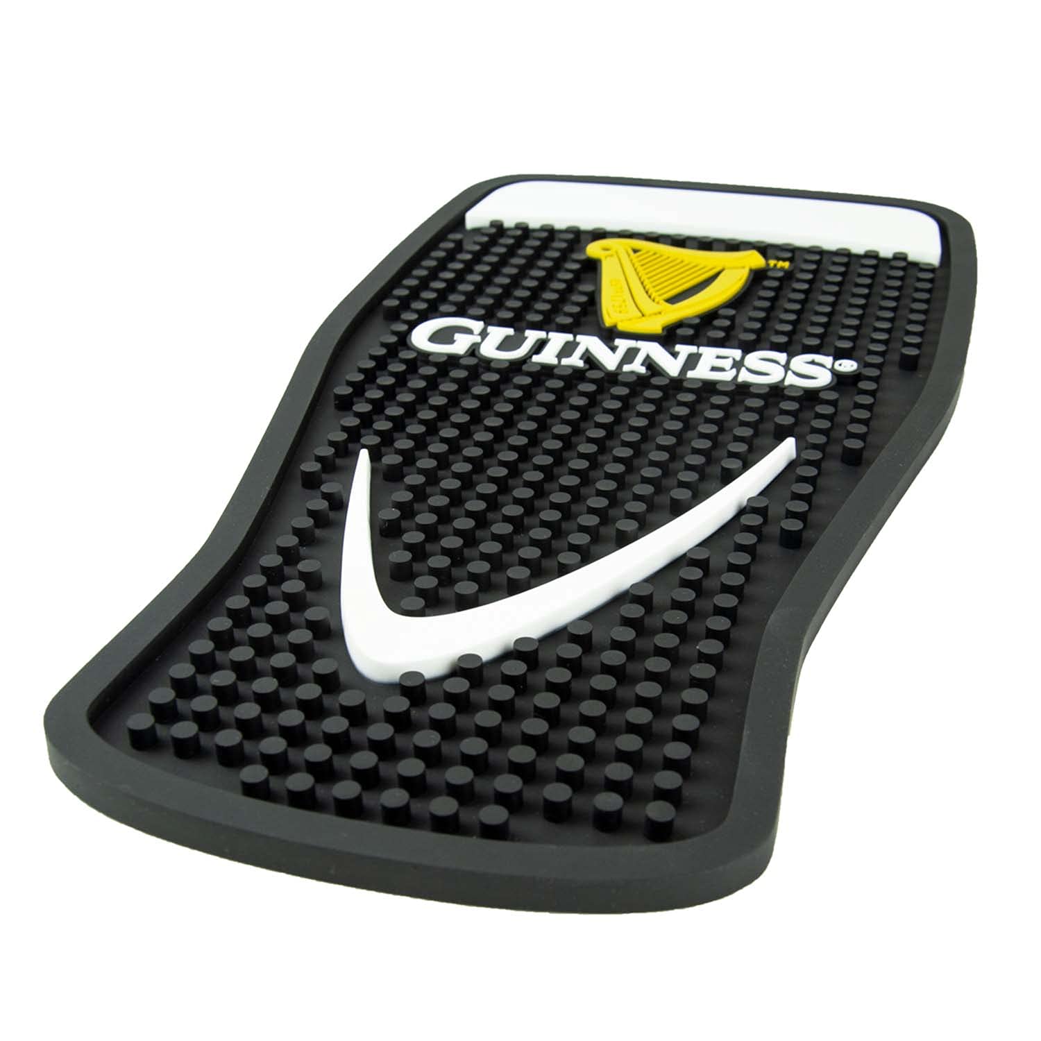 Guinness Gravity Pint Glass PVC Bar Mat | Guinness Official Merchandise No Spillage Bar Mat