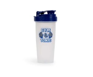 "gym & tonic" plastic shaker bottle | holds ounces