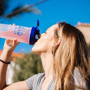 "Gym & Tonic" Plastic Shaker Bottle | Holds Ounces