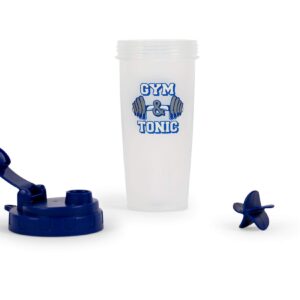 "Gym & Tonic" Plastic Shaker Bottle | Holds Ounces