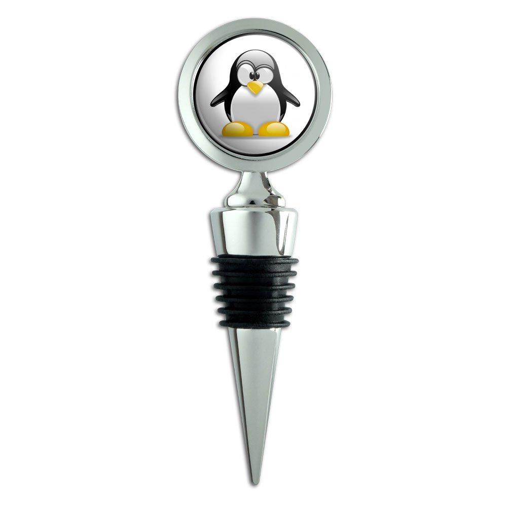 Penguin Snow Bird Wine Bottle Stopper