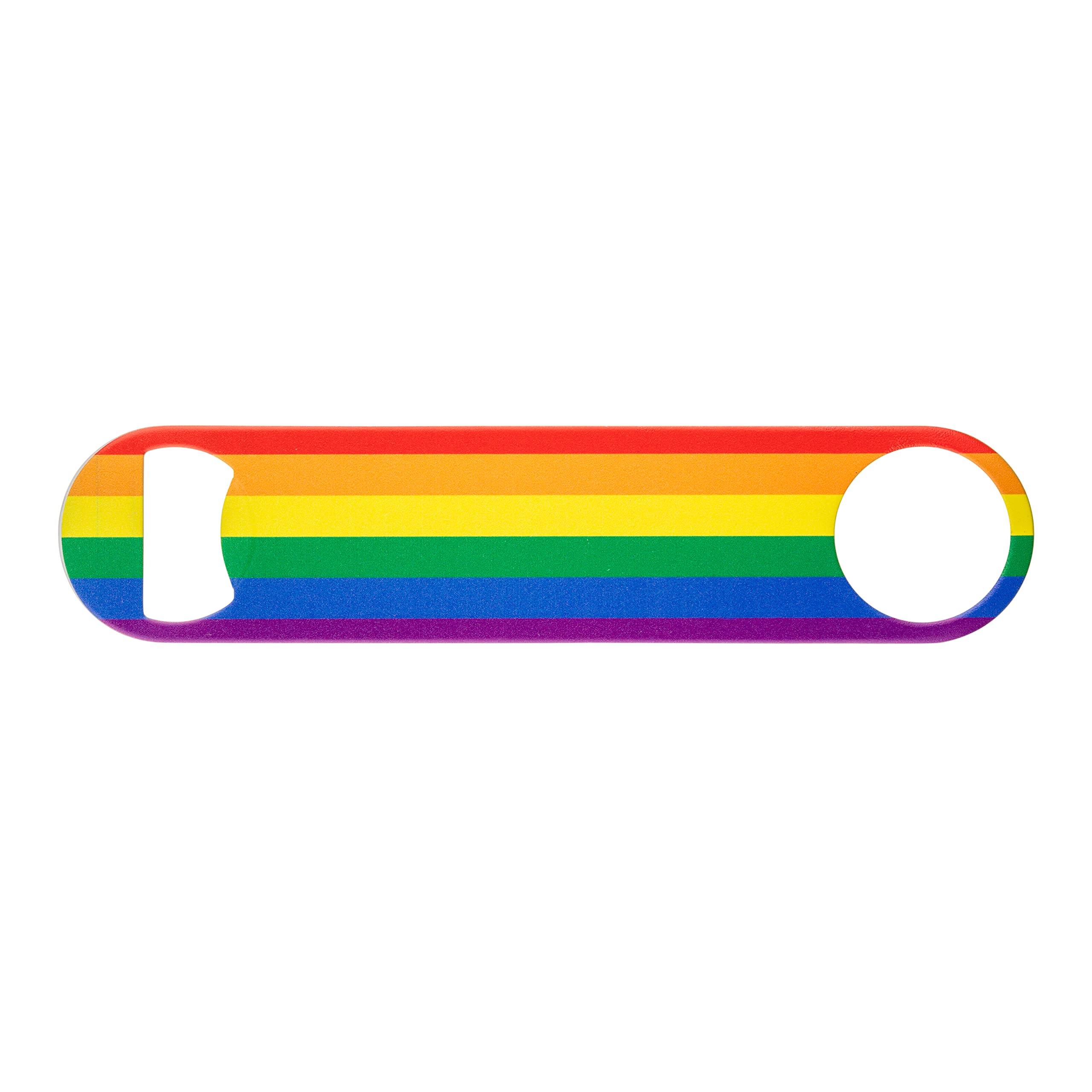 Rainbow Pride Powder Coated Steel Bottle Opener