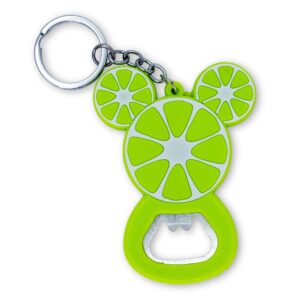 disney mickey mouse fruit bottle opener keychain