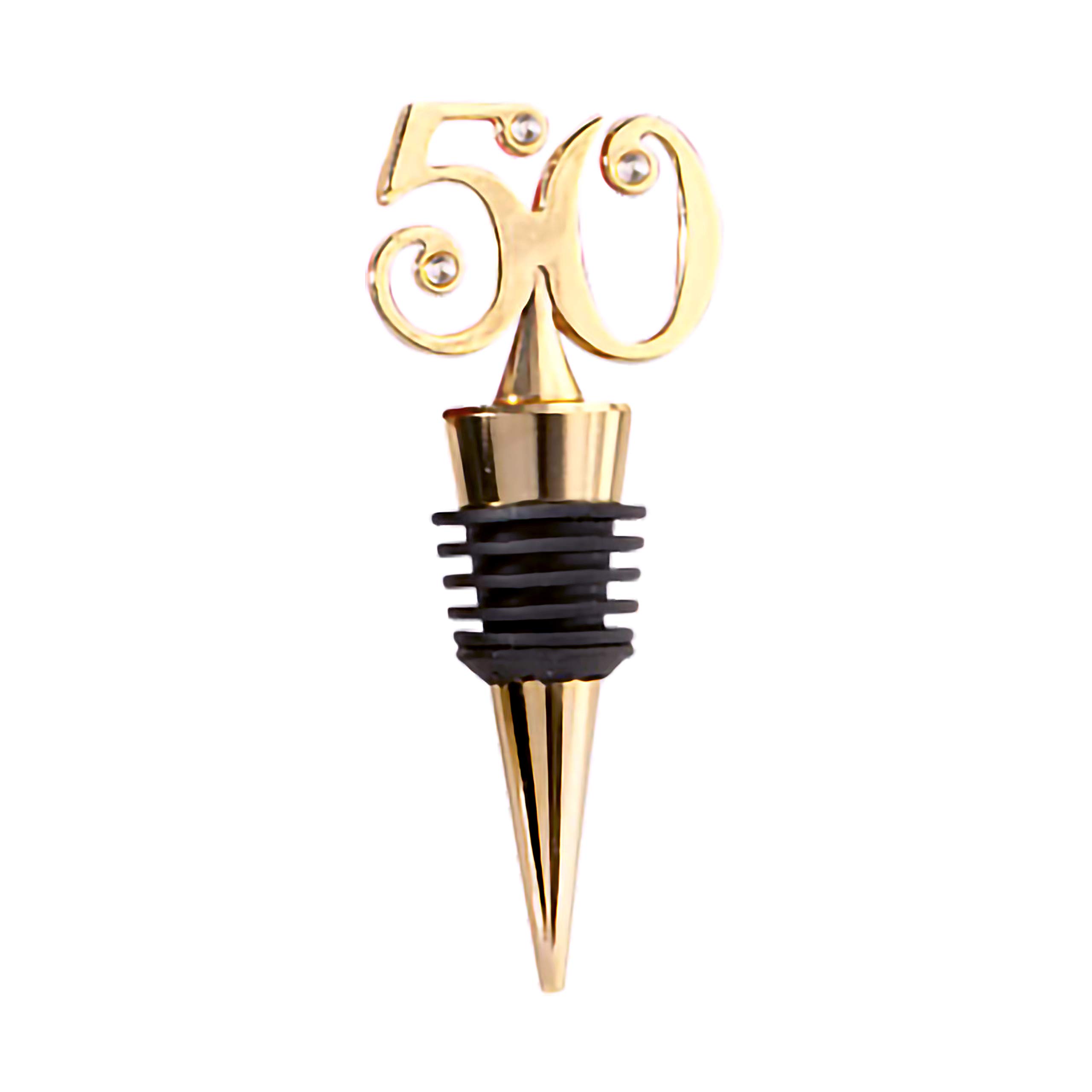 Fashioncraft Golden-50 Wine Bottle stoppers, One Size, Yellow