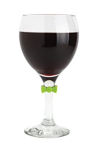 Joie Bow Tie Drink and Wine Charm Set, Set of 6, Multicolor