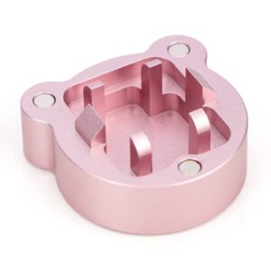 Wuque Mini Bear Aluminum Switch Opener for Cherry MX and Kailh Style Opener with Metal Magnet Pink