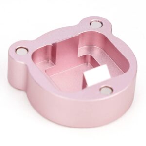 Wuque Mini Bear Aluminum Switch Opener for Cherry MX and Kailh Style Opener with Metal Magnet Pink