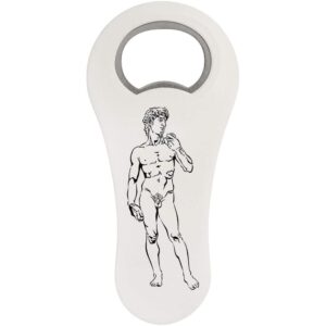 azeeda 'statue of david' bottle opener fridge magnet (bo00071537)