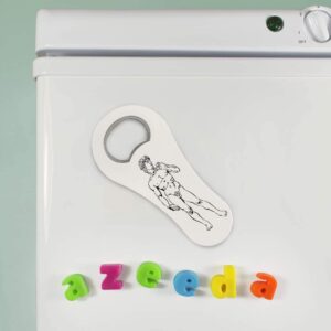 Azeeda 'Statue of David' Bottle Opener Fridge Magnet (BO00071537)