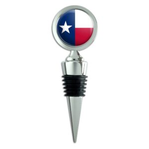 texas state flag wine bottle stopper