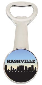 nashville tennessee music city trendy souvenir magnetic bottle opener