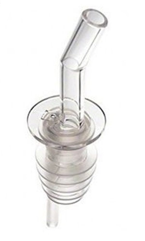 12 Olive Oil Pour Spouts Liquor Pourer Wine Pourer Free Flow Bottle Pourer Dispenser Spouts. Plastic, Clear Spout, No Collar.