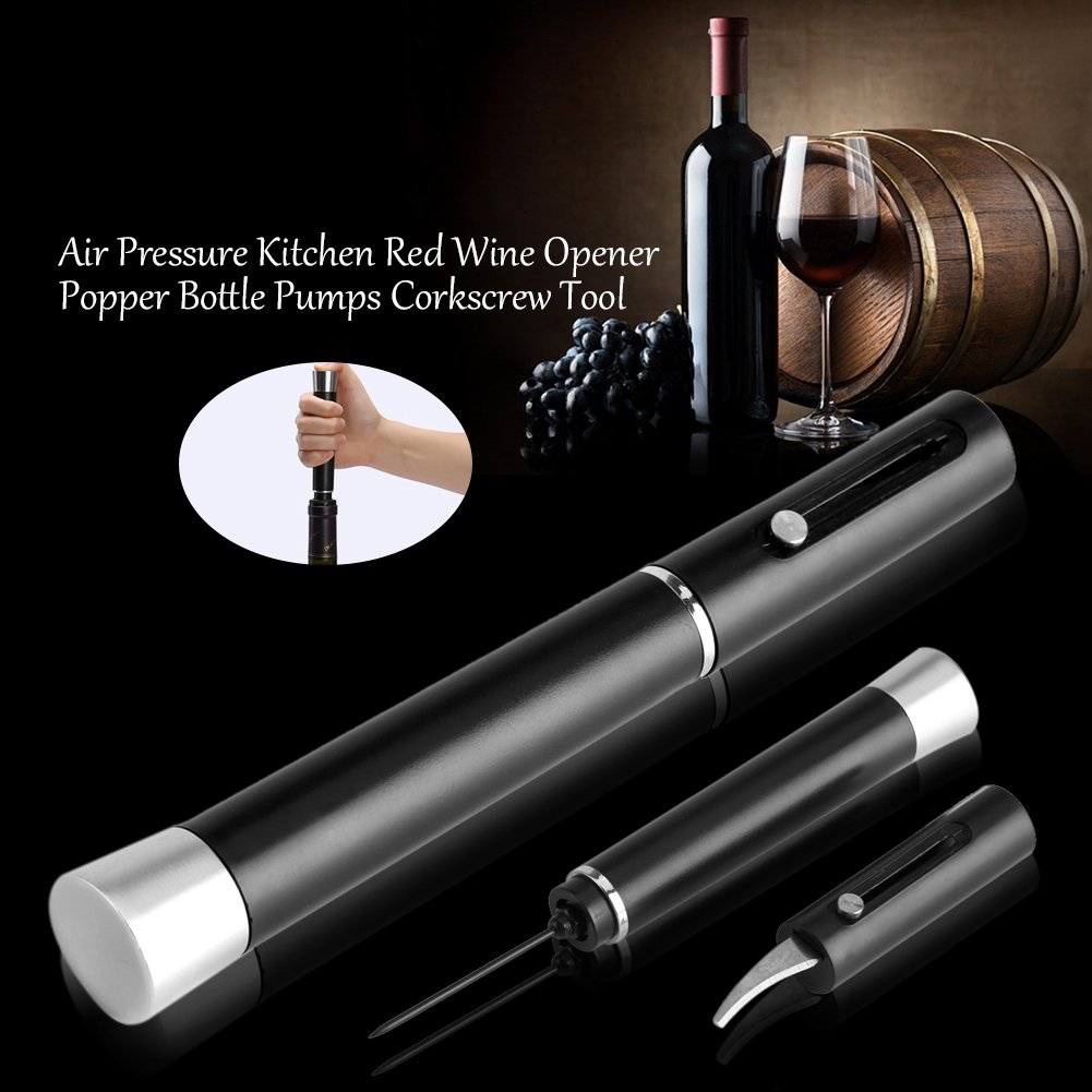 Fdit Bottle Wine Opener Air Pressure Wine Opener Air Pressure Pump Cork Out Tool Easy Remover Tool Wine Bottle Opener