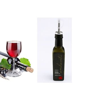 BESTonZON 8pcs Stainless Cover Bottles Pourers Liquor Syrup Pours for or Xmas Bottle Covers with Supplies Wine Steel Caps Pour Festive Vinegar Oil Siamese Spout Cork Spouts Design