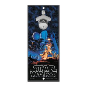 star wars star wars wincraft star wars/ original trilogy multi-c 5x11 bottle opener signwincraft star wars/ original trilogy multi-c 5x11 bottle opener sign, multicolor, na