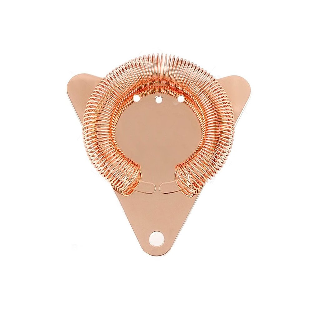 BarConic® Triangle Cocktail Strainer- Copper Plated