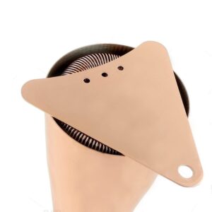 BarConic® Triangle Cocktail Strainer- Copper Plated