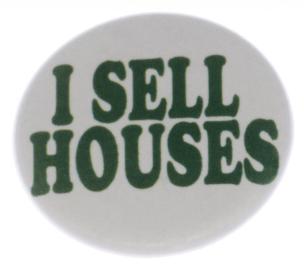 I Sell Houses 2.25" Bottle Opener w/ Keyring - Real Estate Agent Broker