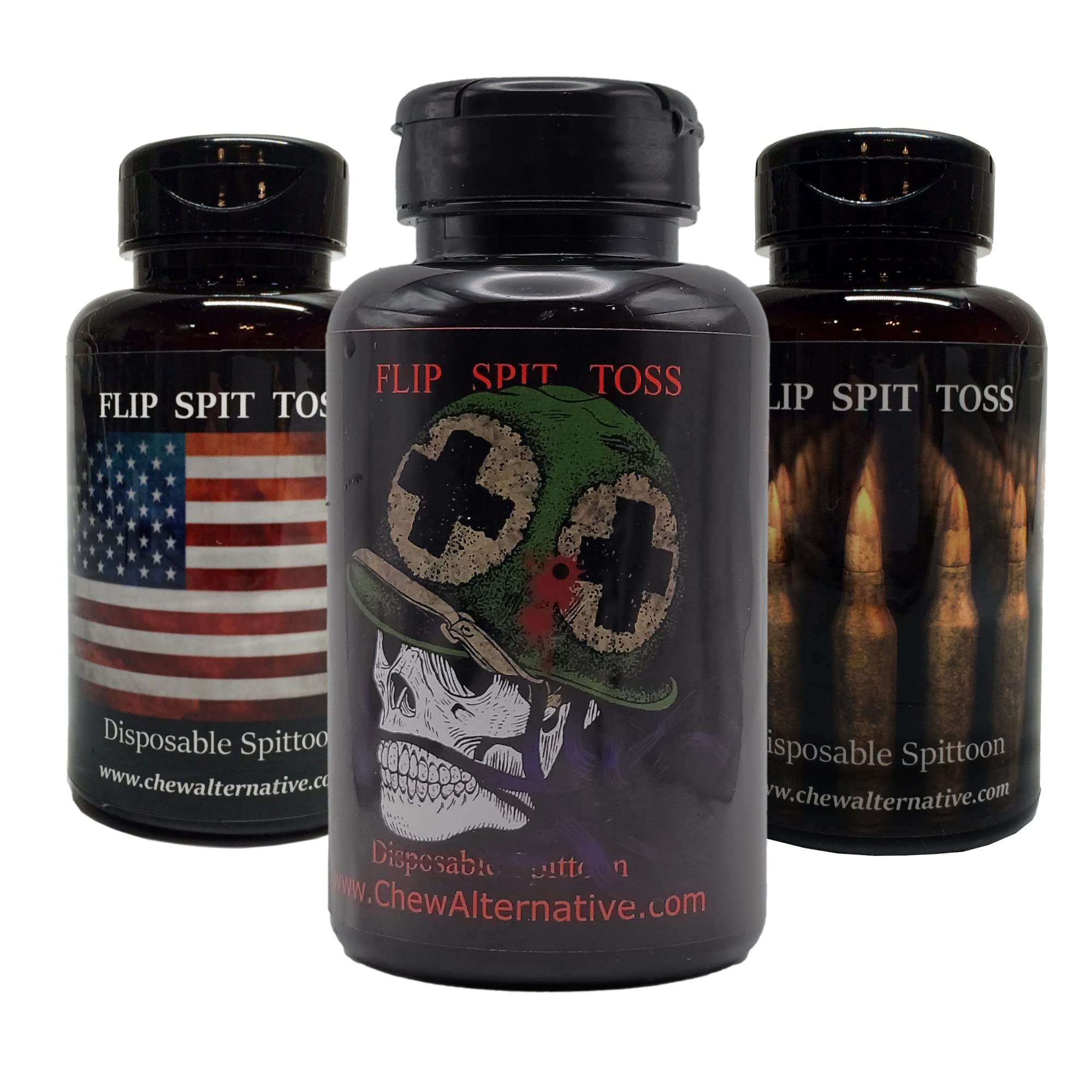 DC Crafts Nation Mud Bud Disposable Spittoon Variety Pack - US Flag, Skull Medic & Ammo