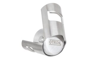 otron champagne sparkling wine bottle stopper, silver