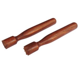 wooden cocktail muddler set of 2 for bars and restaurants