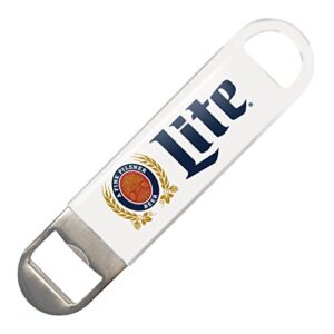 boelter brands miller lite vinyl covered bottle opener