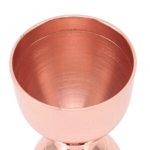 Copper Bell Jigger Premium Cocktail Jigger 30/60ml Stainless jigger for bartending Steel Durable High Accuracy Wide Opening Shot Measure Jigger for Cocktail Liquor cocktail jigger(30/60ml Rose Gold)