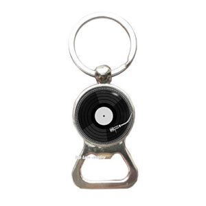 retro music bottle opener keychain dj vinyl bottle opener keychain vinyl record bottle opener keychain key ring jewelry gift,tap086